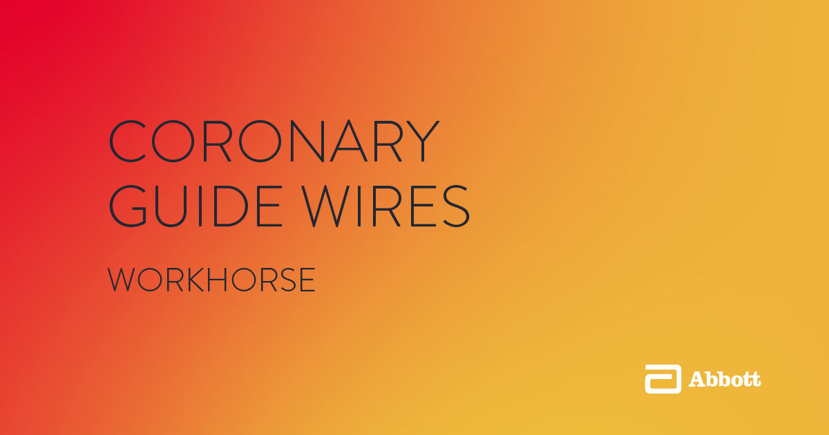 Coronary Workhorse Guide Wires | Abbott