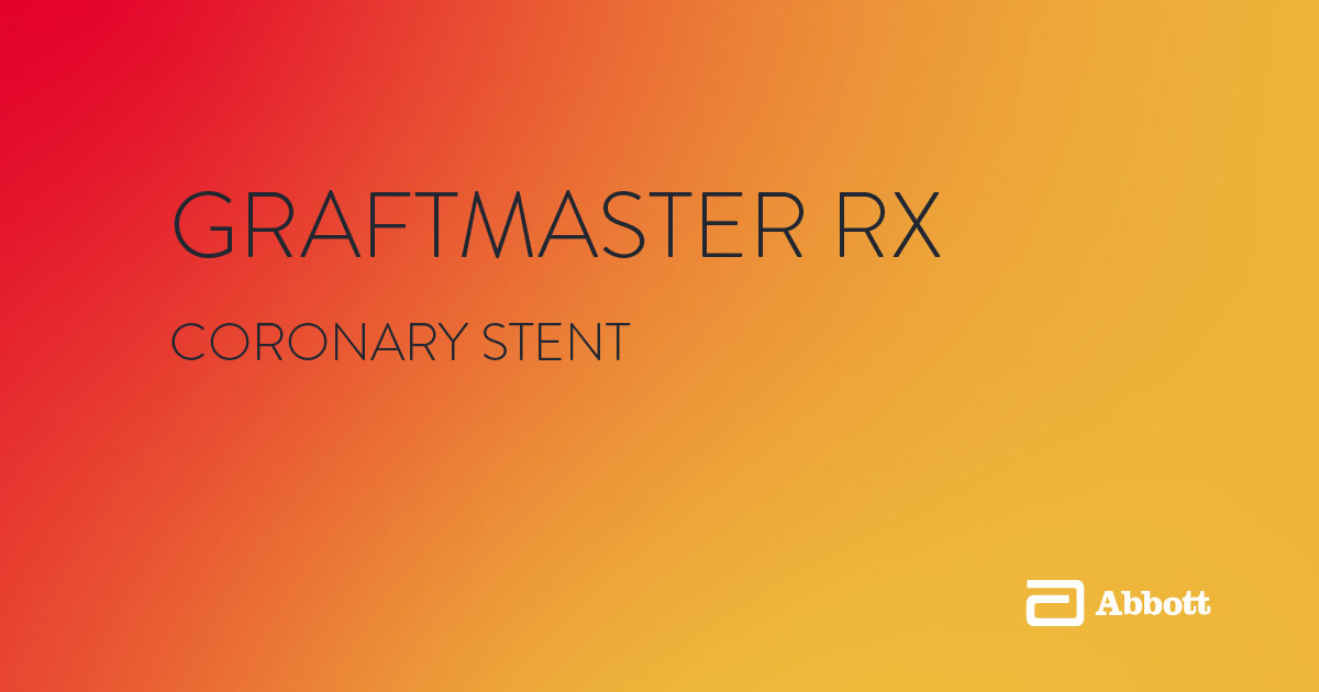 GRAFTMASTER Rx Stent Coronary Graft System | Abbott
