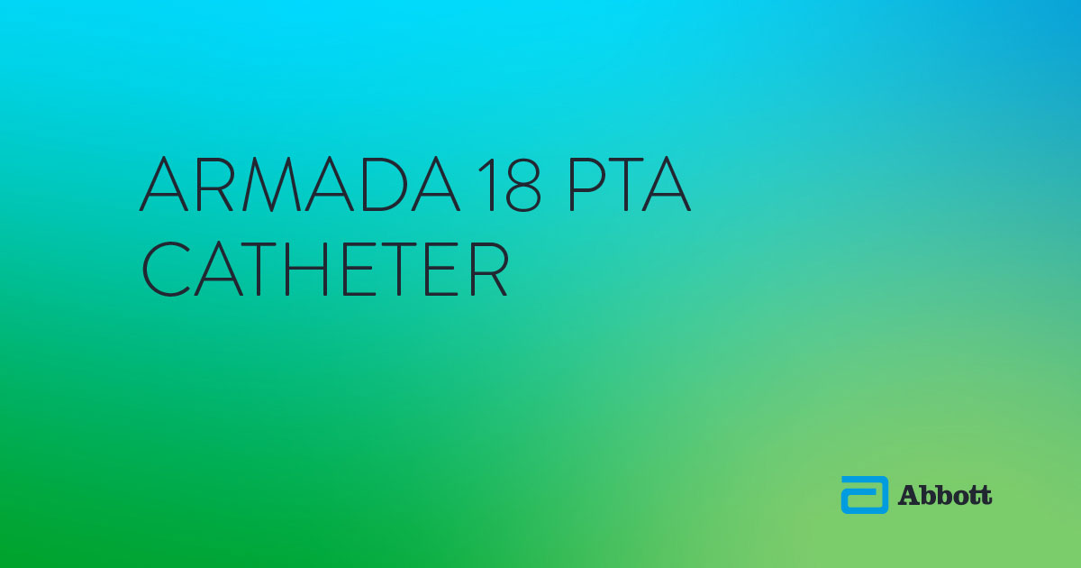 Armada 18 PTA Catheter | Abbott
