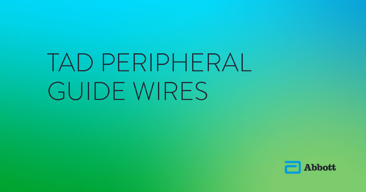 TAD™ II Tapered Peripheral Guidewire for Crossing Tight Lesions | Abbott