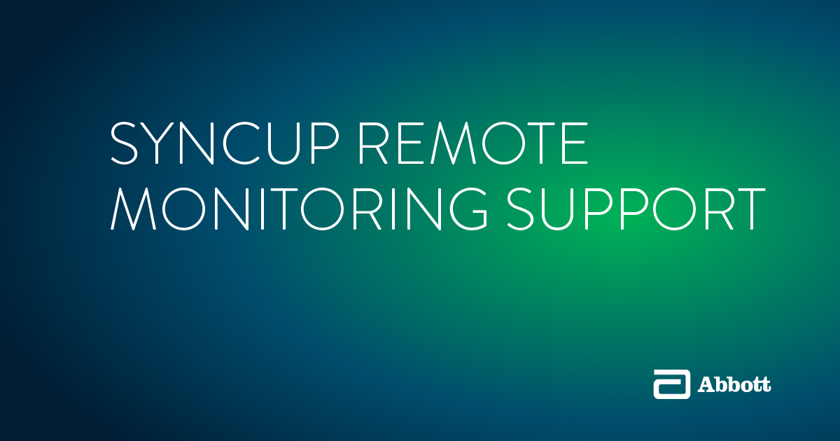 SyncUP Remote Monitoring Support Inquiry | Abbott